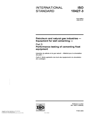 Fillable Online hsevi ISO 10427-3 - hsevi Fax Email Print - pdfFiller