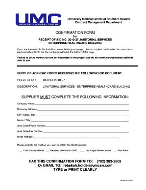 Fillable Online clarkcountynv University Medical Center of Southern Nevada Contract Management ...