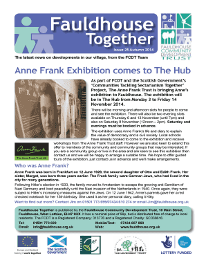 Fillable Online fauldhouse org Fauldhouse Together Issue 25 ...