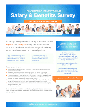 Fillable Online pdf aigroup asn Salary & Benefits Survey - pdf aigroup ...