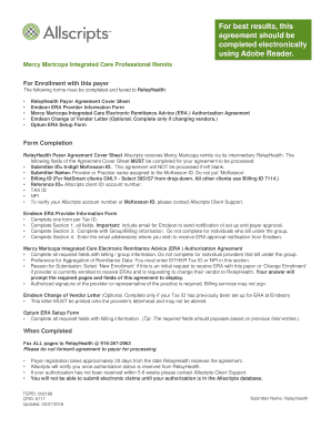 Fillable Online Emdeon ERA Provider Information Form - Payerpath.com ...