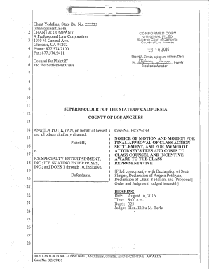 Fillable Online Final Approval Motion Ice.doc Fax Email Print - pdfFiller