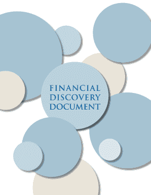 Fillable Online FINANCIAL DISCOVERY DOCUMENT - 3D Wealth Advisors Fax ...