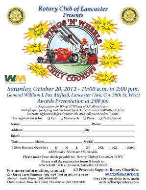 Fillable Online WWC 2012 Registration Form Fax Email Print - pdfFiller