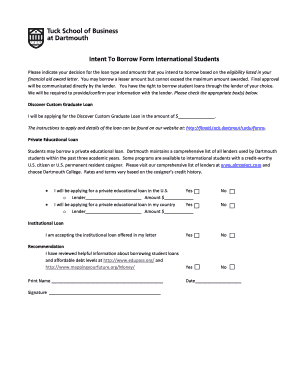 Borrow Form - Fill Online, Printable, Fillable, Blank | pdfFiller