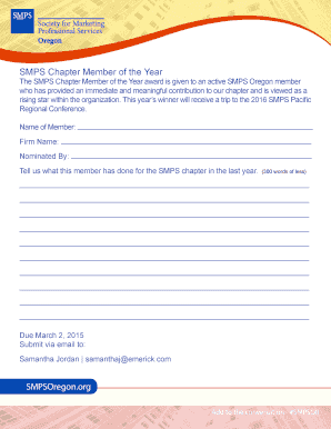 Fillable Online smpsoregon SMPS Chapter Member of the Year - smpsoregon ...