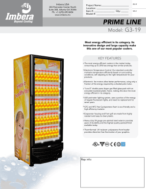 Fillable Online PRIME LINE - Brock Company Fax Email Print - pdfFiller