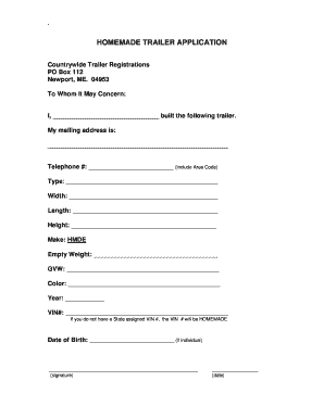 Fillable Online Countrywide Trailer Registrations Fax Email Print ...