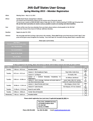 Fillable Online JHA Gulf States User Group - jhagsug.com Fax Email ...