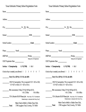 Fillable Online USCF id: Fax Email Print - pdfFiller