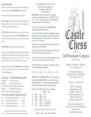 Fillable Online castlechess co Castle Chess News Castle Chess Castle ...