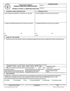 Fillable Online flra CO form revision 1.docx Fax Email Print - pdfFiller