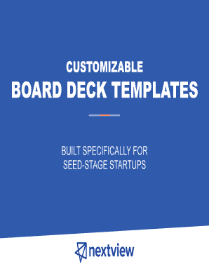 Fillable Online BOARD DECK TEMPLATES Fax Email Print - pdfFiller