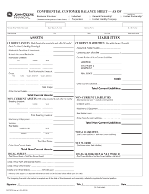 Fillable Online DCC3278 Customer Balance Sheet Fax Email Print - pdfFiller