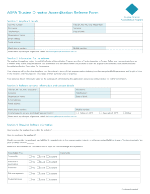 Fillable Online superannuation asn ASFA Trustee Director Accreditation ...