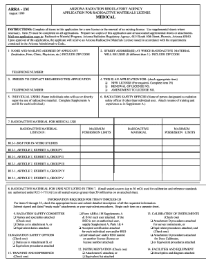 Fillable Online pbadupws nrc ACOVFRM.MED - Arizona Radiation Regulatory ...