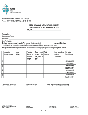 Primeri Potpisa - Fill Online, Printable, Fillable, Blank | pdfFiller