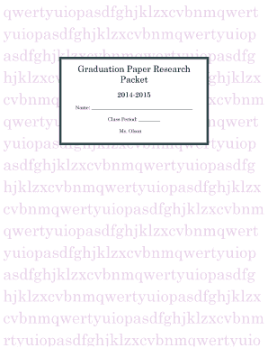 Fillable Online melissamolson cmswiki wikispaces Graduation Paper ...