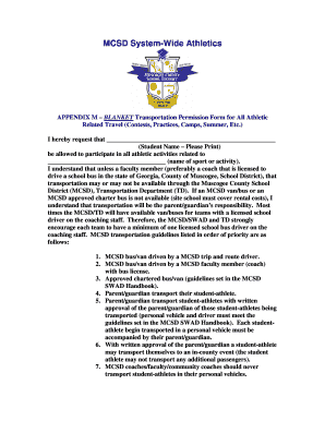 Fillable Online MCSD System-Wide Athletics Fax Email Print - pdfFiller