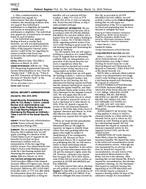 Fillable Online ssa After a redetermination, an - ssa Fax Email Print ...