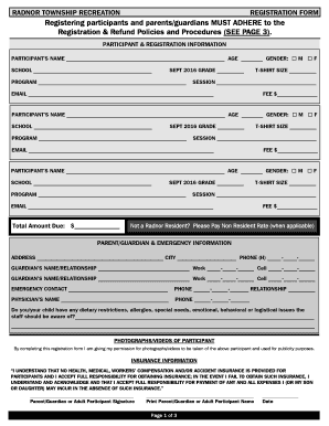 Fillable Online By completing this registration form I am giving my ...
