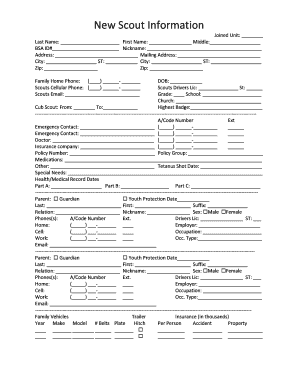 Fillable Online bsatroop177ok New Scout Information - BSA Troop 177 ...