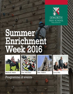 Fillable Online ixworthfreeschool org Providing a foundation for life ...