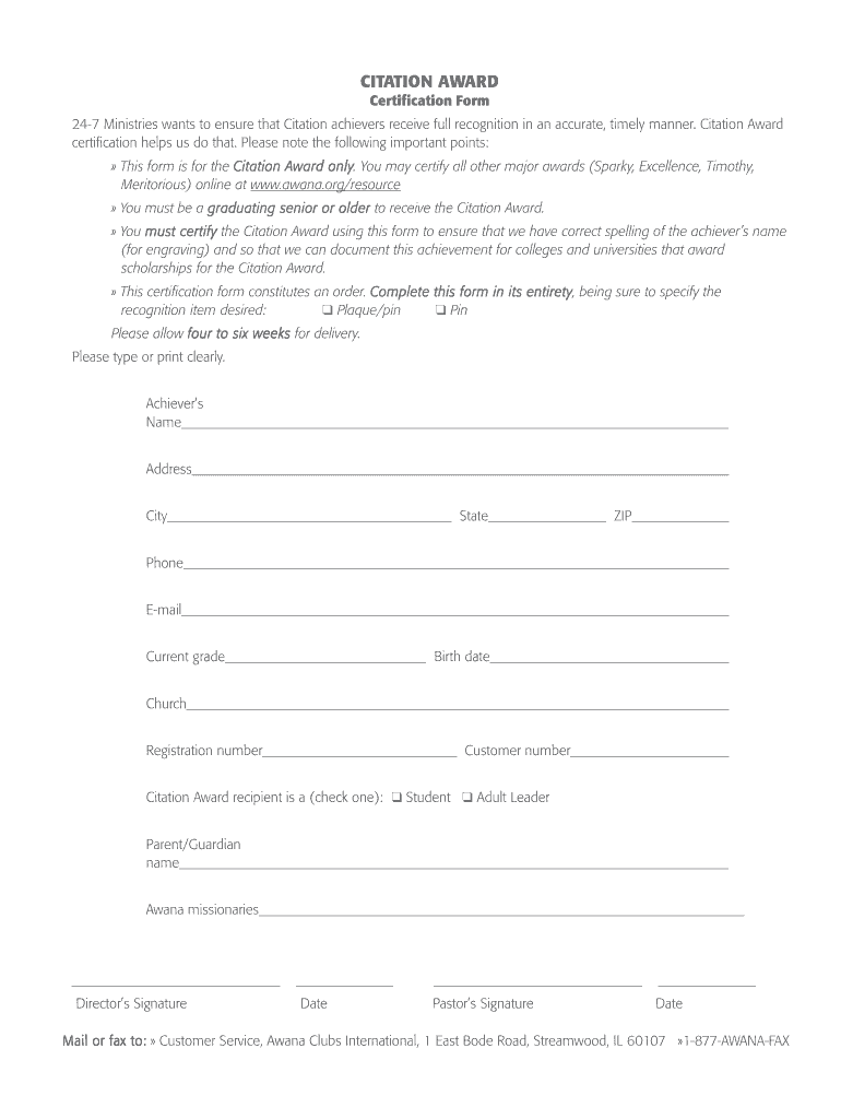 Fillable Online Citation formpmd Fax Email Print - pdfFiller