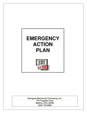 Fillable Online EMERGENCY ACTION PLAN - web-ers.com Fax Email Print ...