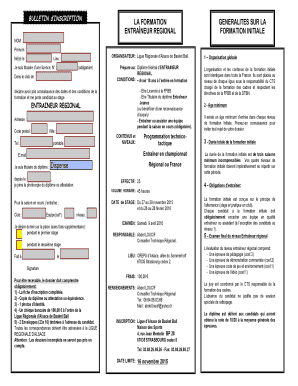 Fillable Online Cette proc dure permet d entrer directement un niveau de formation sans suivre ...
