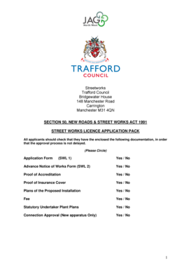 Fillable Online Section 50 licence application pack Fax Email Print - pdfFiller