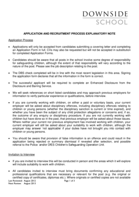 Fillable Online tes co Application Form Explanatory Notes - The TES ...