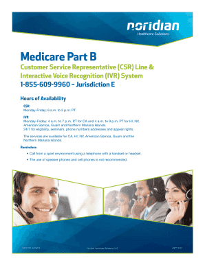 Fillable Online IVR Guide - Noridian Home Fax Email Print - pdfFiller