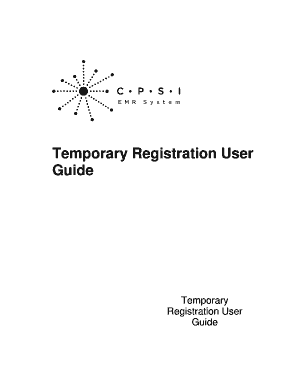Fillable Online Temporary Registration User Guide - CPSI Application ...