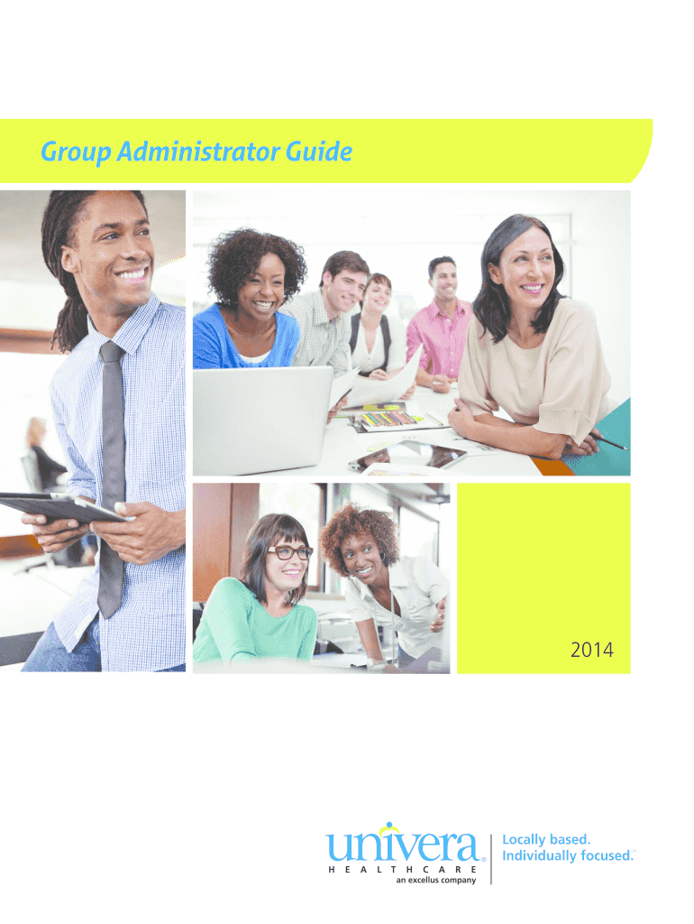 Fillable Online View Group Administrator Guide - Univera Healthcare Fax ...