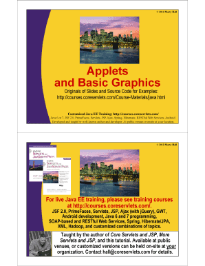 Fillable Online Applets and Basic Graphics - The Vanilla 47 Site Fax Email Print - pdfFiller