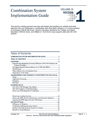 Fillable Online fsadownload ed Implementation Guide - FSAdownload - U.S. Department of Education ...