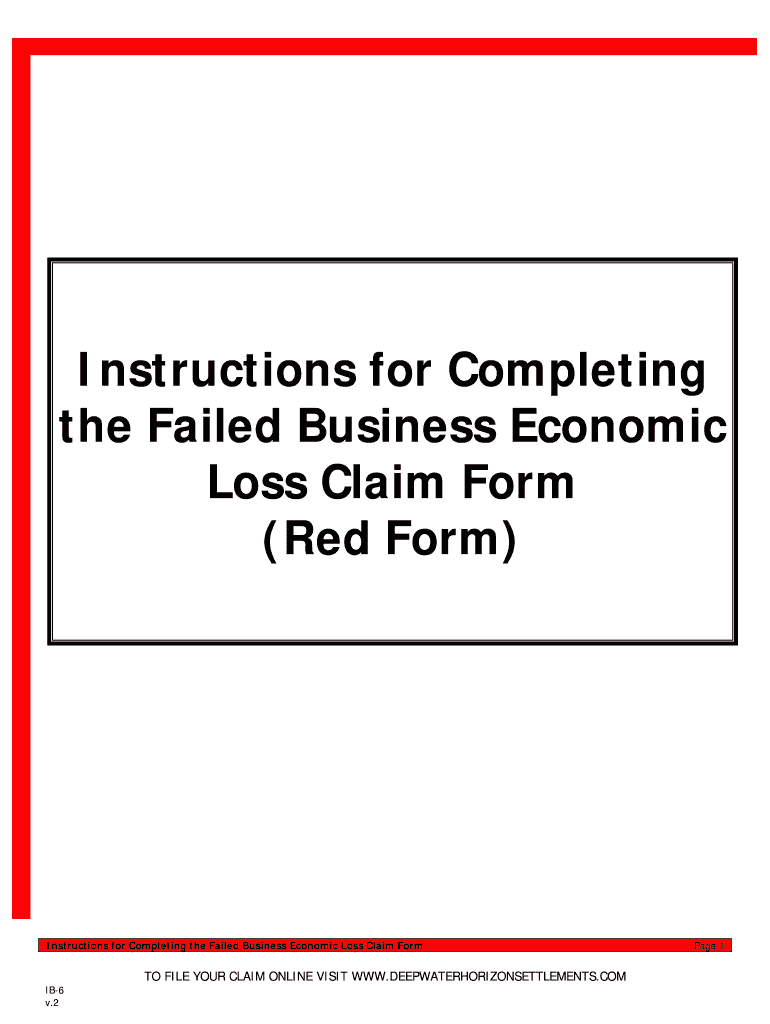 Fillable Online the Failed Business Economic Fax Email Print - pdfFiller