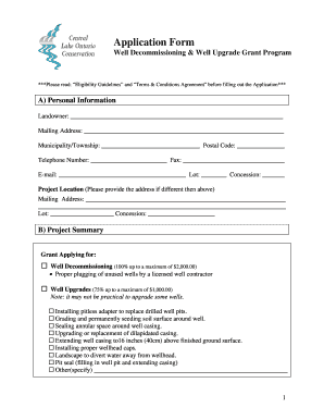 Fillable Online cloca Water Well Upgrade or Well Decommissioning ...