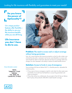 Fillable Online Guaranteed Death Benefit - Live Longer Retire Stronger ...