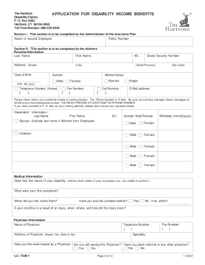 Fillable Online LC-7338 SRH Disability 11/6/07. Forms Fax Email Print ...