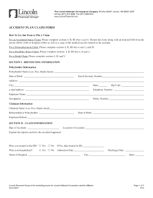 Fillable Online portal tri-c ACCIDENT PLAN CLAIM FORM - my Tri-C space ...