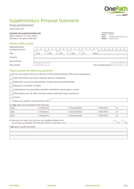Fillable Online Drug questionnaire Fax Email Print - pdfFiller