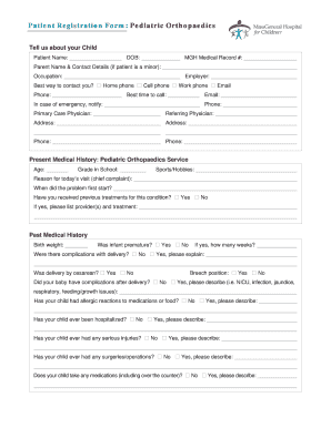 Fillable Online massgeneral peds-patient-intake-forms-asof0515.doc Fax Email Print - pdfFiller