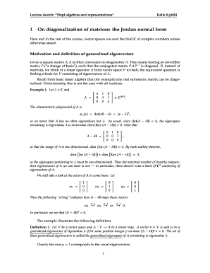 Fillable Online wiki helsinki 1 On diagonalization of matrices: the ...