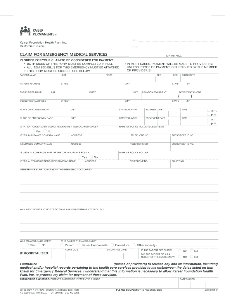 9 Kaiser Permanente Doctors Note Template Free Graphic Design Templates