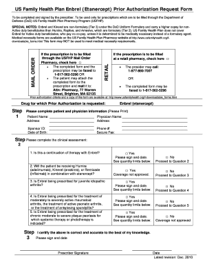 Fillable Online usfamilyhealth US Family Health Plan () Prior ...