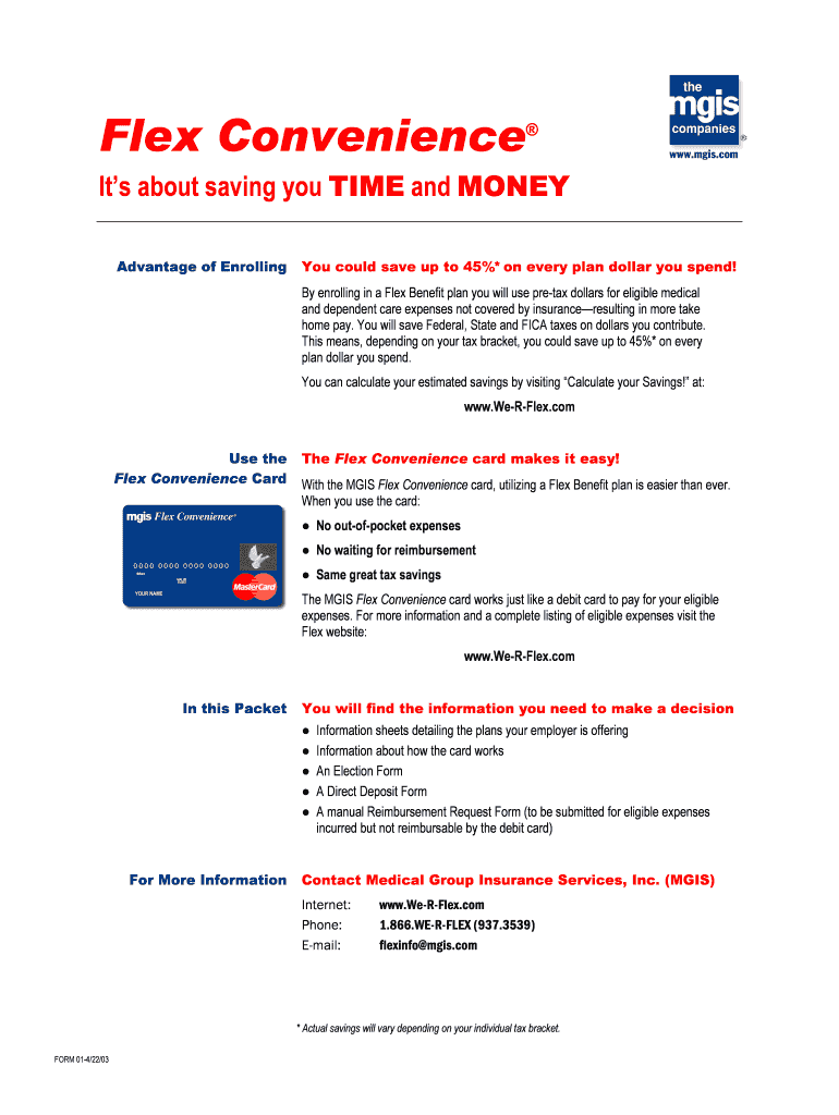 Fillable Online Flex_plan_enroll_pkt.. - Instant Benefits Fax Email ...