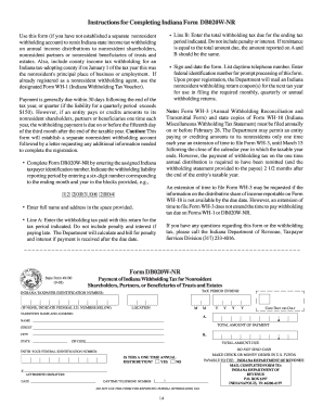 18 Printable indiana state tax withholding form Templates - Fillable ...