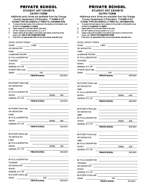 Fillable Online ocde Private School Labels - Orange County Department ...